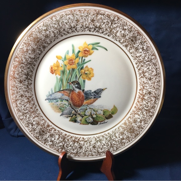 Lenox | Dining | Lenox Bird Plate Robin Designed By Edward Marshall ...